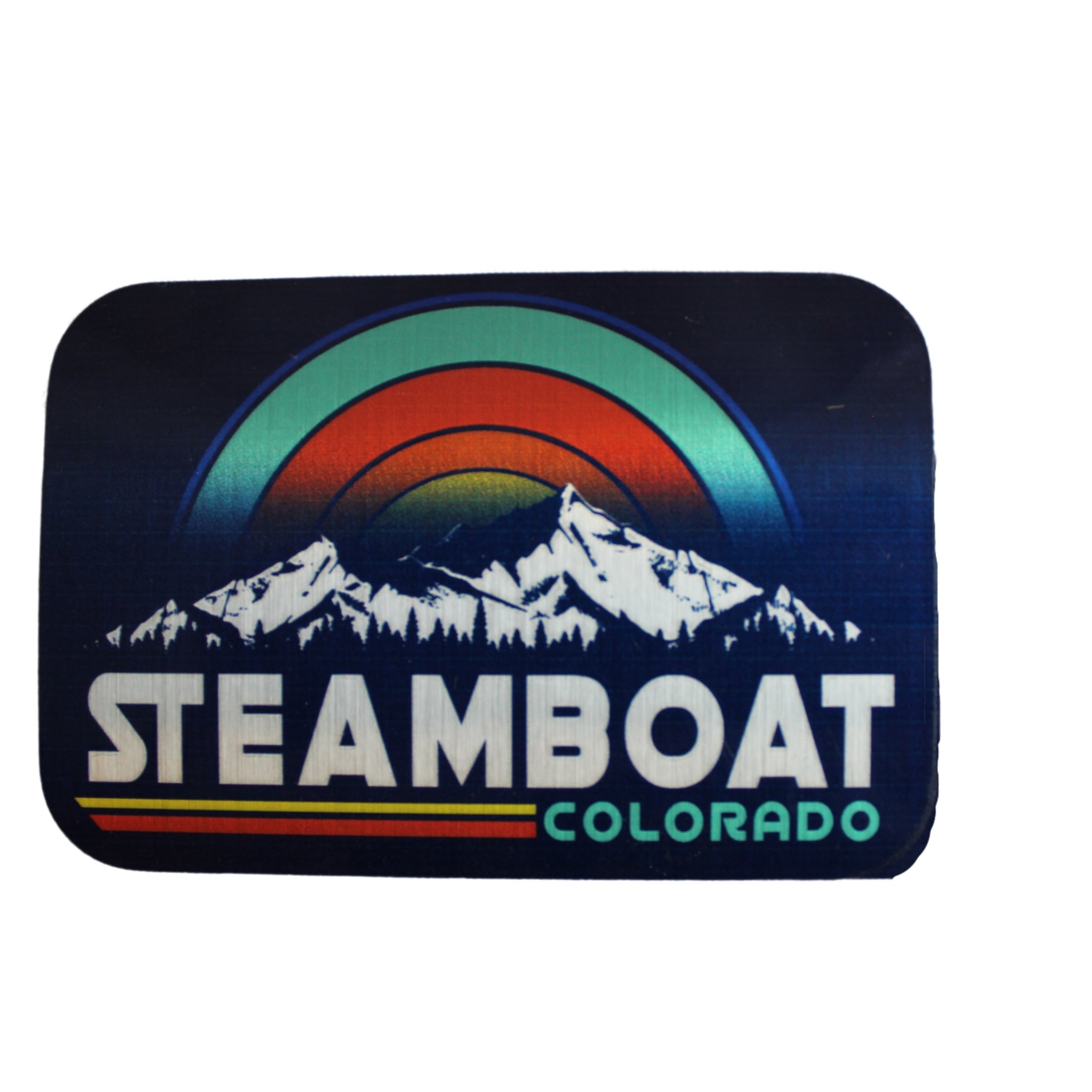 Chrome Sunrise Sticker